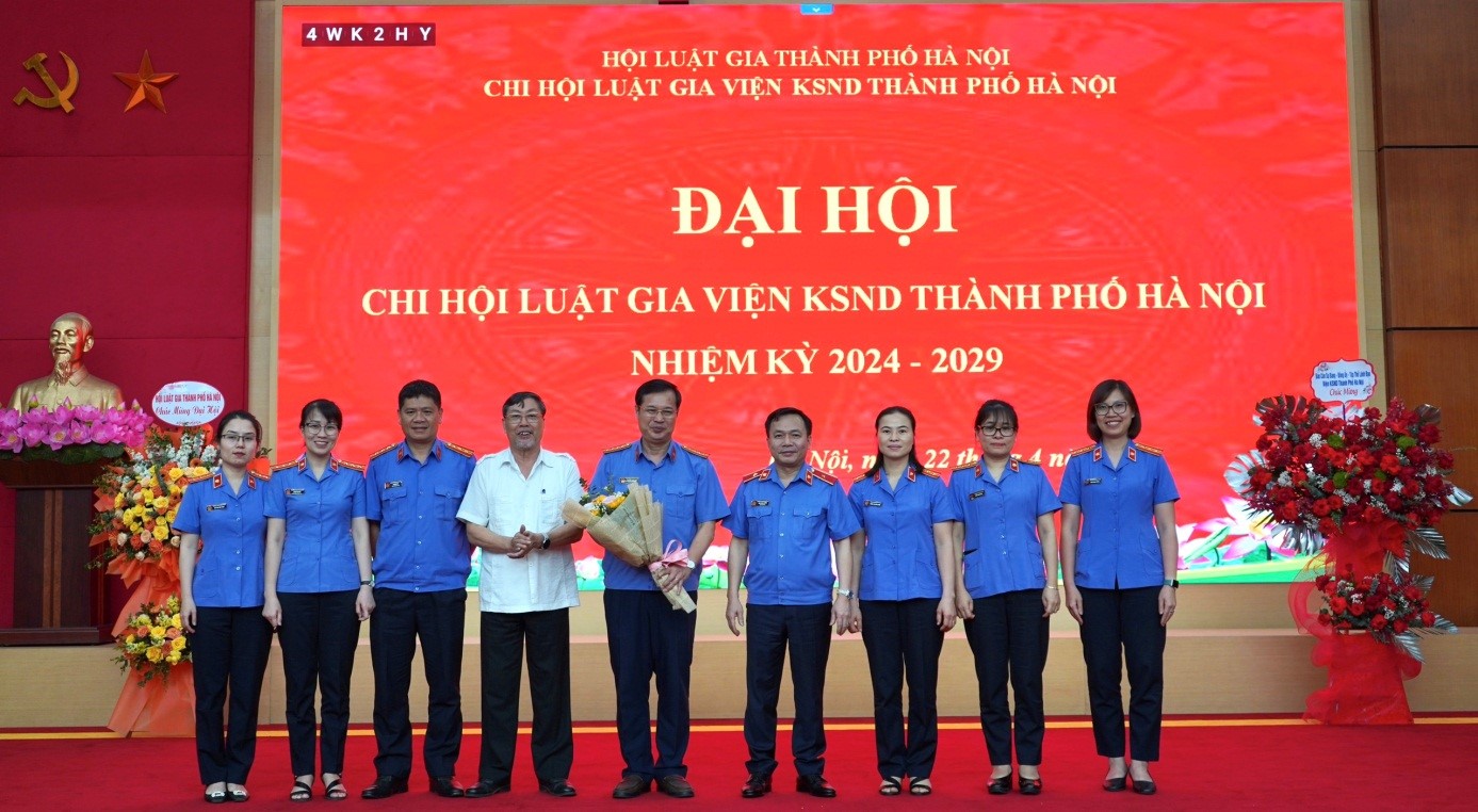 Đại hội Chi hội Luật gia Viện KSND thành phố Hà Nội nhiệm kỳ 2024 - 2029